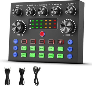 Urban Infotech V8 Mini Audio Mixer Portable Audio Interface System ...