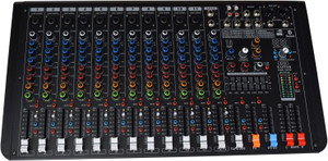KH 12 Channel Audio Mixer, 11 Mono & 1 Stereo Channel, Mixing Console ...