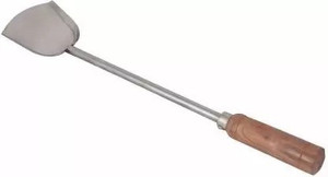 Bekner BKN-078CP Steel Chinese Palta With Wooden Handle Lifting Spatula ...