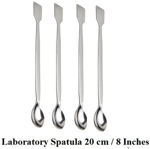 Apex Labs Laboratory Spatula 20 cm Steel, with Both Spoon & Flat end ...