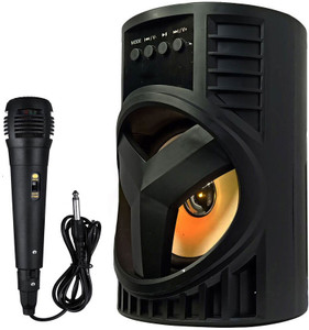 Buy WOOS X-Bass Wireless Speaker With Mic/Led Light/USB/SD Card/AUX ...