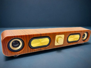 Buy Sagaft B32 Wooden Portable Soundbar with Wireless Bluetooth ...