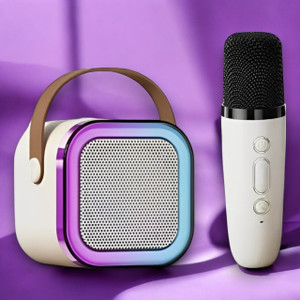 Buy Ziddjeet A114 Wireless mic with bluetooth speaker rgb lights with ...