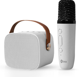 Buy Inbase Boombox Bluetooth Speaker with Wireless Karaoke Mic, 5 Hrs ...