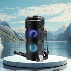 Buy GUGGU DJ Box Speaker with FM Radio, Mic & USB Pen Drive 20W ...