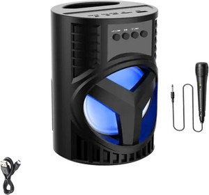 Buy RECTITUDE Thunder sound system with DJ light Carry Handle-Travel ...