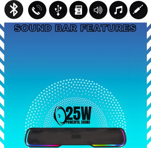 Buy SACRO Audio Bar (PORTABLE HOME THEATER SOUNDBAR)Crystal Clear Sound ...