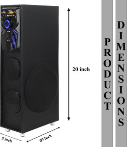 Buy MUSIC WINDOWS MUSIC WINDOW TOWER 80 W Bluetooth Tower Speaker ...