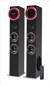 Buy Jack Martin STUDIO TOWER SPEAKER | WIRELESS MIC|DUAL 10" SUBWOOFER ...