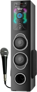Buy TECNIA Atom 1110 Tower Speaker with Wired Mic 80 W Bluetooth Tower ...