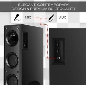 Buy QuillQuarry SDF-Tower Multimedia Speaker System Remote Control 100 ...