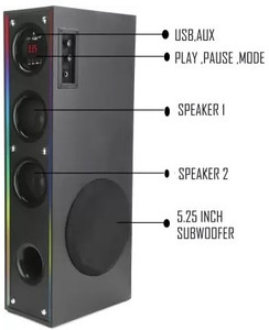 Buy Quaranel HTY 100 W Bluetooth Tower Speaker Online from Flipkart.com