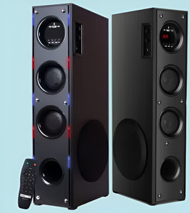 Buy RZG Wireless Bluetooth Supporting Tower Speaker | USB, AUX, LCD ...