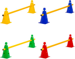 Kalindri Sports Adjustable Height Hurdle of 12 inch High Cones with ...