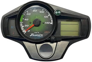 Nadeemauto HERO PASSION PRO GREEN DIAL SIDE STAND Digital Speedometer ...