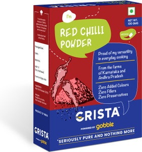 CRISTA Red Chilli Powder|Zero Added Colors,Fillers and Preservatives ...