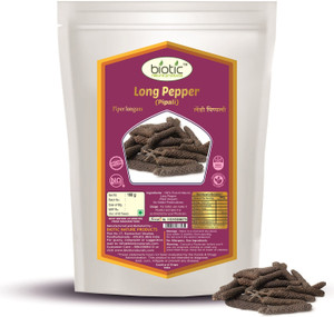 biotic Long Pepper / Pippali / Lindi Pipali / Piper Longum - 100g Price ...
