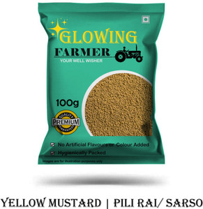 GLOWING FARMER Premium Quality Yellow Mustard Seeds | Pili Rai | Pili ...