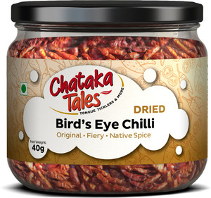 Chataka Tales Natural Dried Birds Eye Chilli Price in India - Buy ...