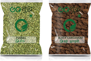 Goshudh Badi Elaichi 100gm & Saunf 400gm Combo Pack 500g Price in India ...