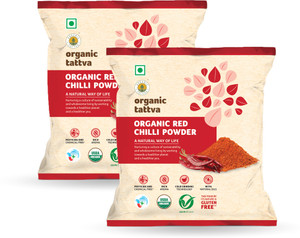 Organic Tattva Red Chilli Powder, 100g Each Price in India - Buy ...