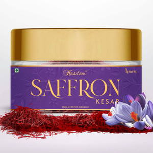 HASITAM Golden Saffron / Kesar, Natural Aroma & Colour, Pure Kesar ...