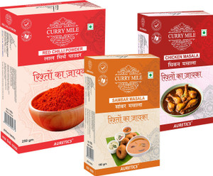 Curry Mile Red Chilli,Sambar Masala,Chicken Masala Price in India - Buy ...
