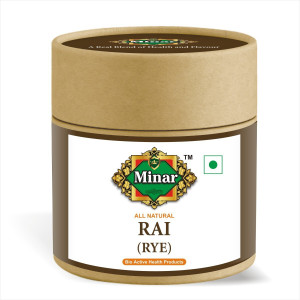 Minar 100% Natural & Organic Rai Mustard Seeds RYE (Kali Sarso) – 100gm ...
