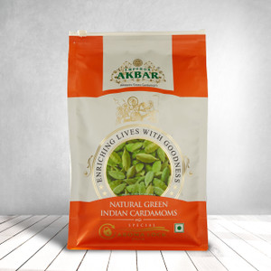 Emperor Akbar Alleppey Green Cardamom - Fresh Aroma Lock - 1Kg - Orange ...