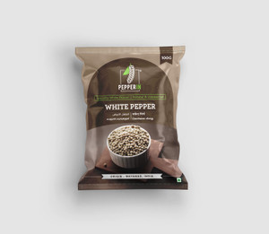 Pepperin White Pepper Whole (Safed Mirch)|Natural Unbleached White ...