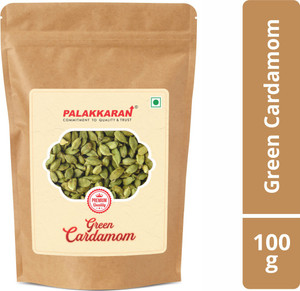 PALAKKARAN Farm Fresh Green Kerala Whole Cardamom / Elaichi 100 Gram ...