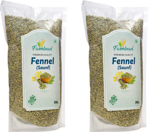 Farmbean Natural Fennel Seeds | Saunf | Soup Variyali | Whole Indian ...
