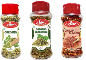 star spices Oregano, Oregano Seasoning and Chilli Flakes (35gm+50gm ...