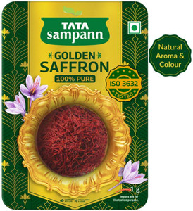Tata Sampann Golden Saffron, Natural Aroma & Colour, Pure Kesar Price ...