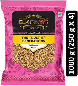 BLK FOODS Select Coriander Whole (Dhaniya Sabut) 1000g (4 X 250g) Price ...