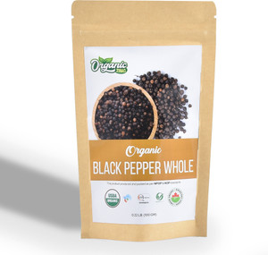 Organic Zing Black Pepper Whole, Naturally Processed & Organically ...