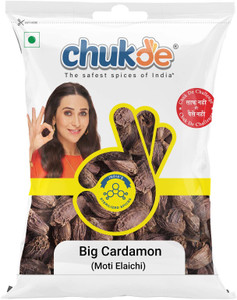 CHUKDE Moti Elaichi, Big Black Cardamom Whole Spices, 100g Price in ...