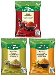 Tata Sampann Chilli Powder,500g + Coriander Powder,500g + Turmeric ...