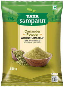 Tata SAMPANN CORIANDER/DHANIYA POWDER WITH NATURAL OILS 500GRAMS PACK ...