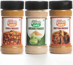 Farm Dry Chhole Masala 100 gm + Amchur Powder 100 gm + Mutton Masala ...