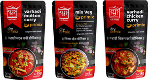 KYK FOODS Varhadi Mutton Curry Premix,Mix veg Premix,Varhadi Chicken ...