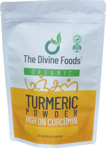 The Divine Foods Organic Turmeric Powder | High Curcumin 500g Price in ...