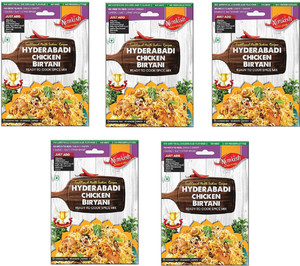 nimkish Hyderabadi Chicken Biryani Ready to Cook Spice Mix, Pack Of 5 ...