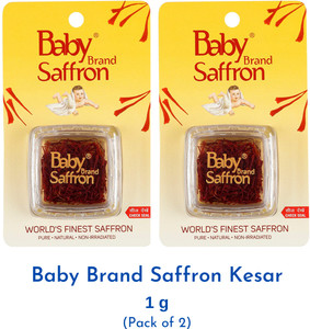 Baby Brand Saffron Kesar 1 Gram (2 Units of 0.5 grams) Price in India ...