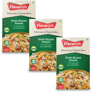 Flavarich Shahi Biryani Masala, Pack of 3, 100 Grams each Price in ...