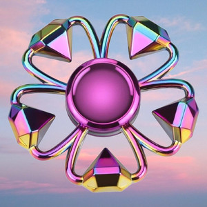 Bestie Toys Diamond Rainbow Metal Fidget Spinner Ultra Speed Toy ...