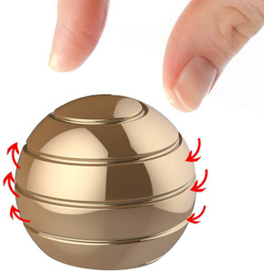 TRU TOYS Desktop Ball Transfer Gyro Aluminum Alloy Kinetic Desk Toy ...