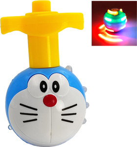 Humaira Doraemon Spinning Top Magic Lattu Toy with LED Lights and Music ...