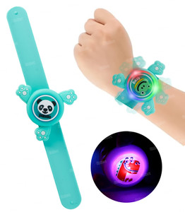 FIDDLERZ Kid Spinner Watch with LED Light Fidget Wristband & Non Toxic ...