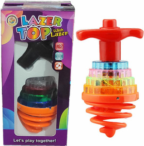 SellRider Laser Spinning Top with LED Lights and Laser Ring Light ...